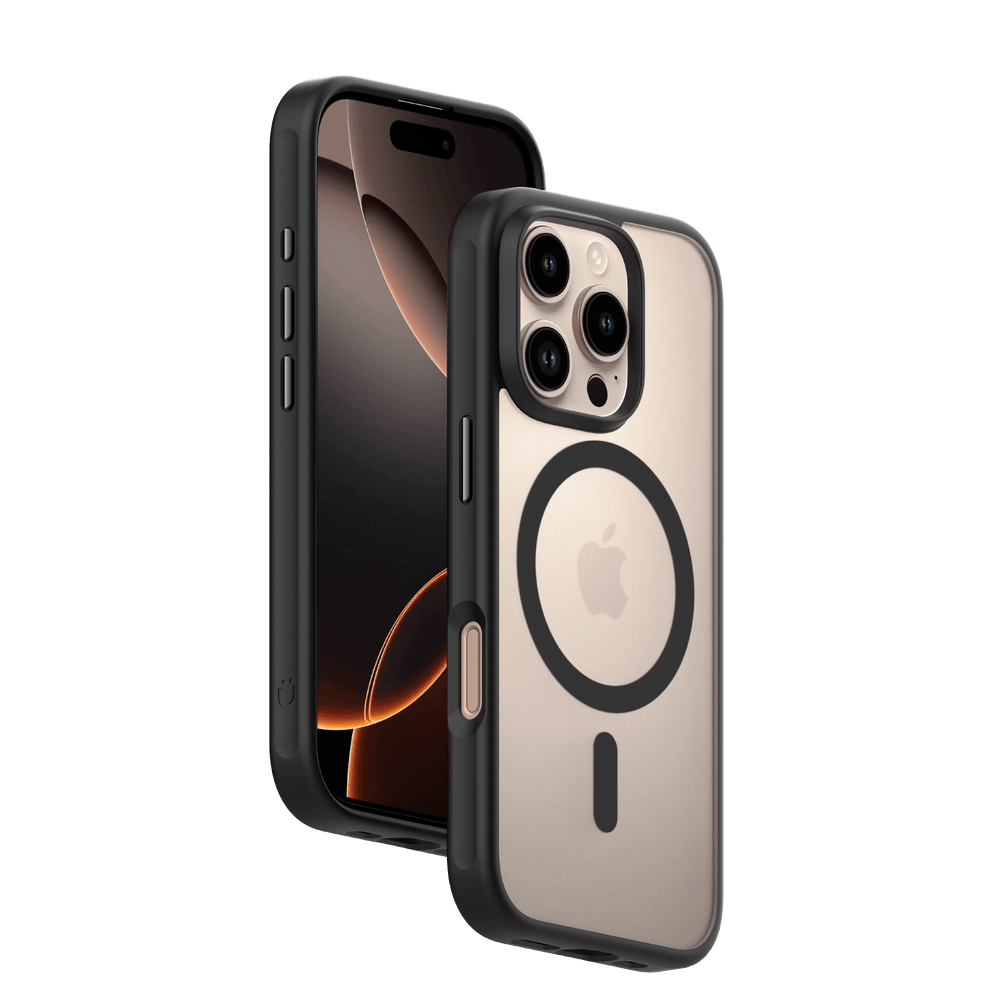 UNIU® | iPhone 16 Pro | DAPPER 極致霧面保護殼 | 兼容 MagSafe，優雅設計與強效防護的完美結合。